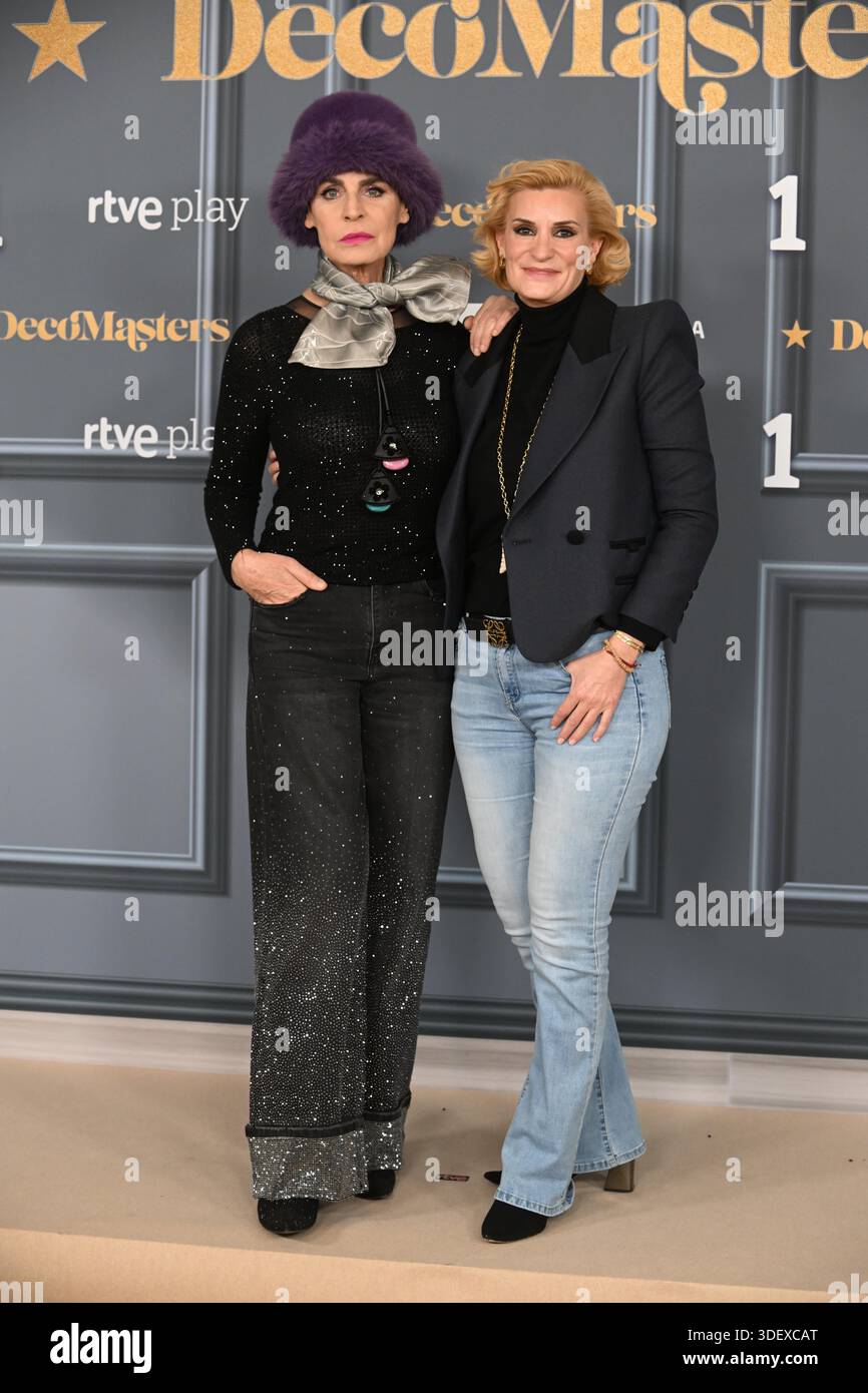 (L-R) Antonia Dell'Atte and Maria Zurita during the presentation of ...