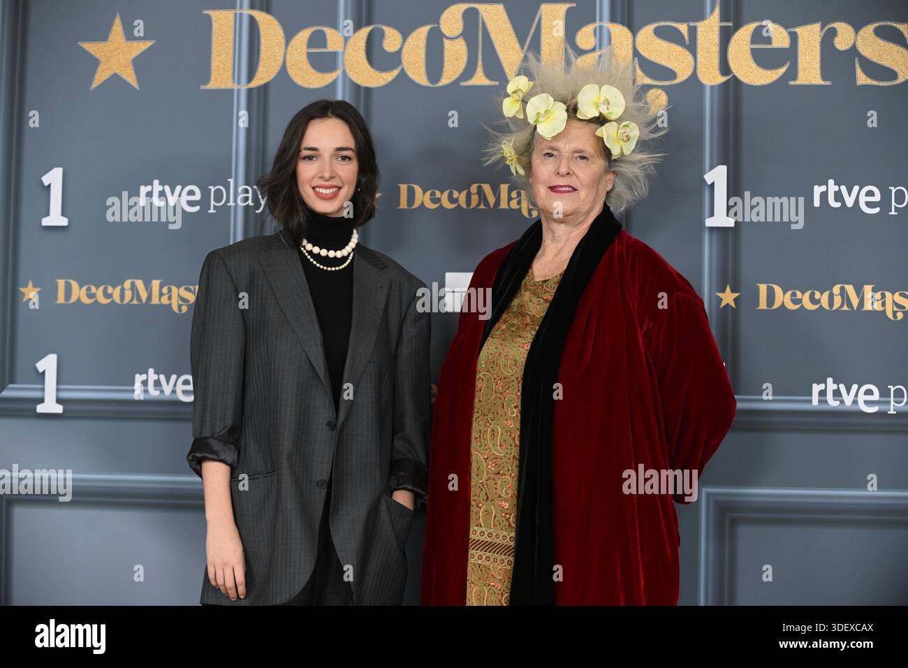 (L-R) Palito and Lucía Dominguín during the presentation of ...