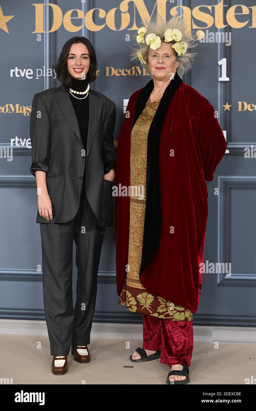 (L-R) Palito and Lucía Dominguín during the presentation of ...