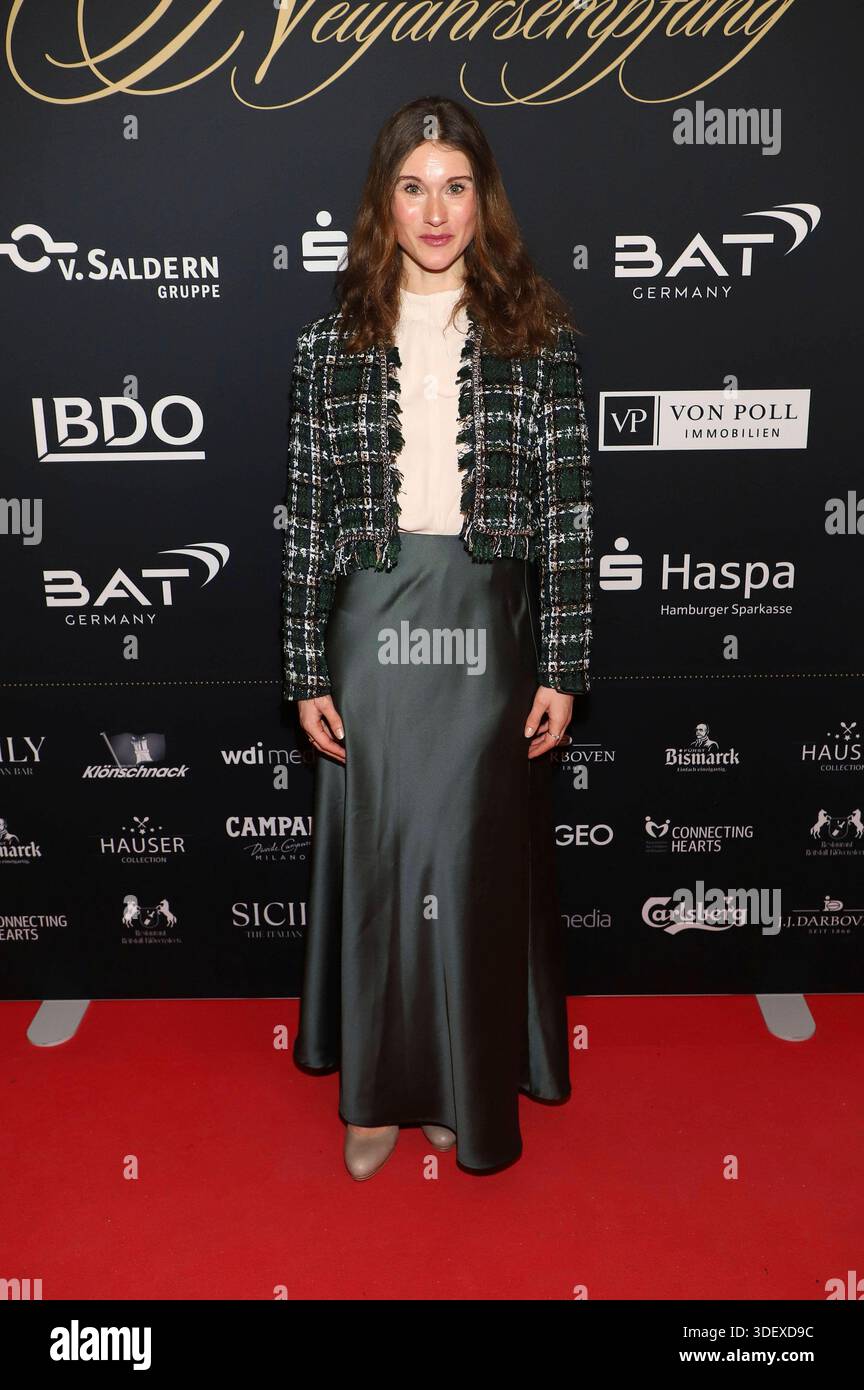 Janina Lin Otto beim 31. Blankeneser Neujahrsempfang im Hotel Süllberg ...