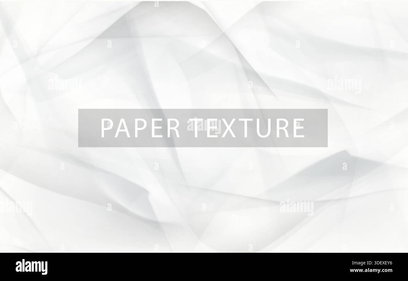 realistic vector illustration. Crumpled paper texture Stock Vector ...