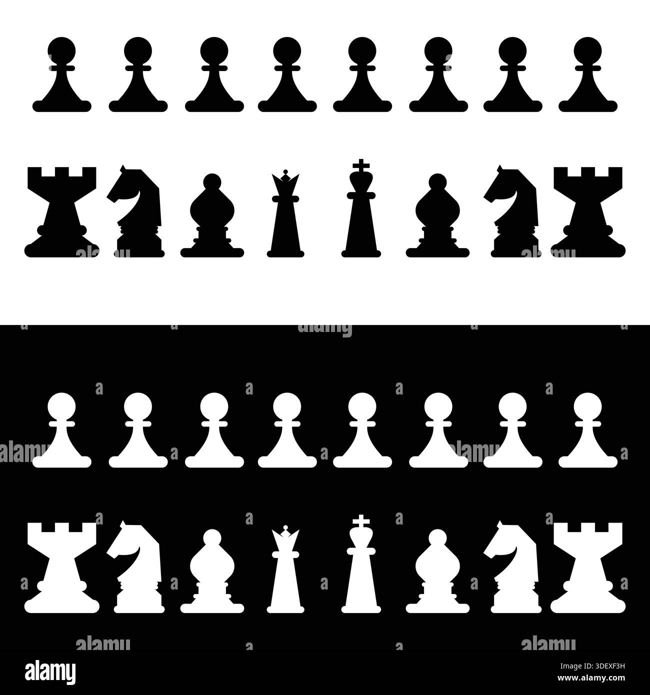 Black chess rook in Black and White Stock Photos & Images - Alamy