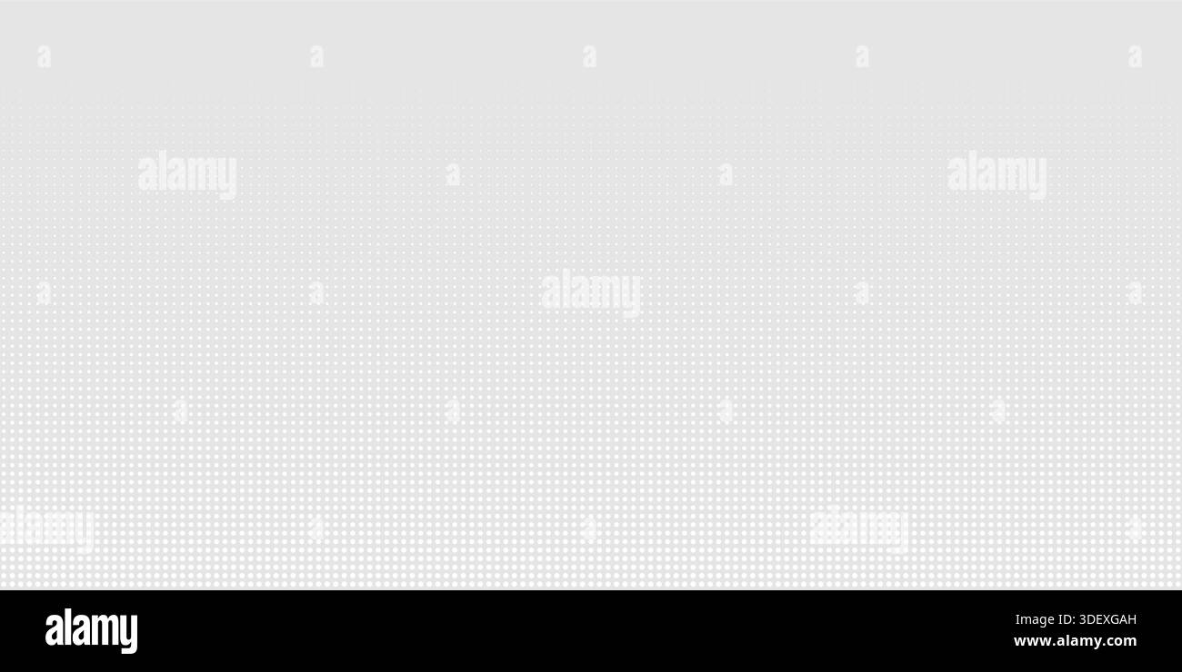 White dotted gradient fading into grey creates modern halftone ...