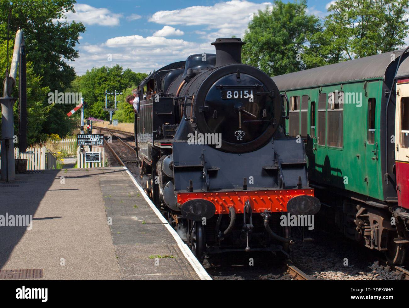 Steam era signalling hi-res stock photography and images - Alamy