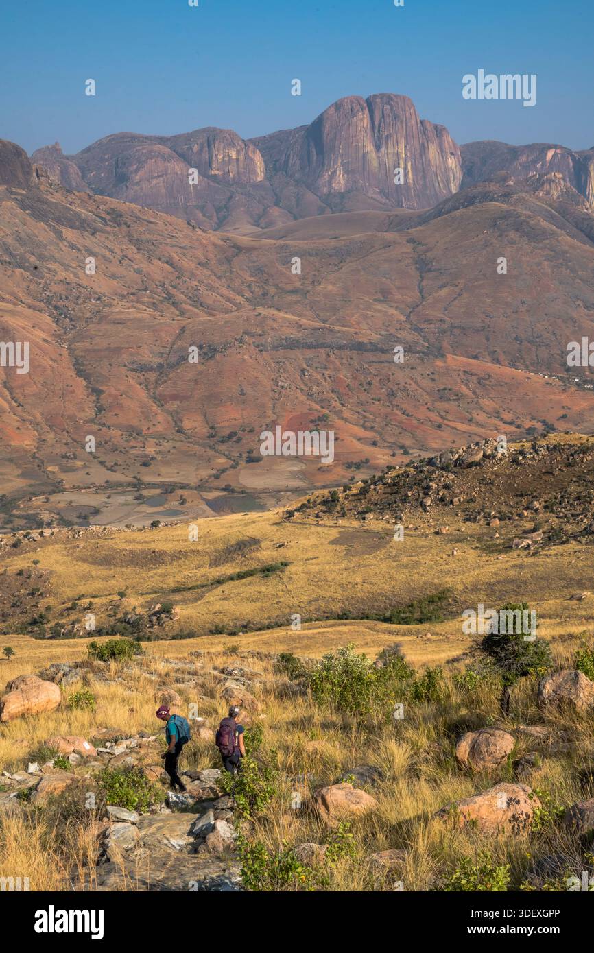 Trekking in the Tsaranoro Valley, Andringitra National Park, Madagascar ...