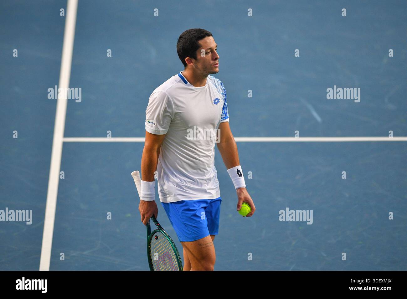 Bengaluru, India. 8th Jan, 2026. Harold Mayot (FRA) on action during ...