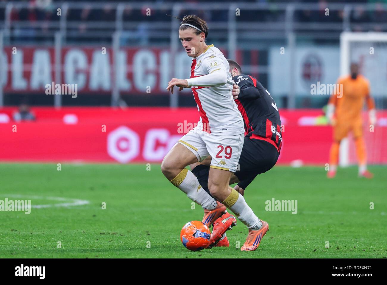 Lorenzo Colombo of Genoa CFC seen in action during Serie A 2025/26 ...