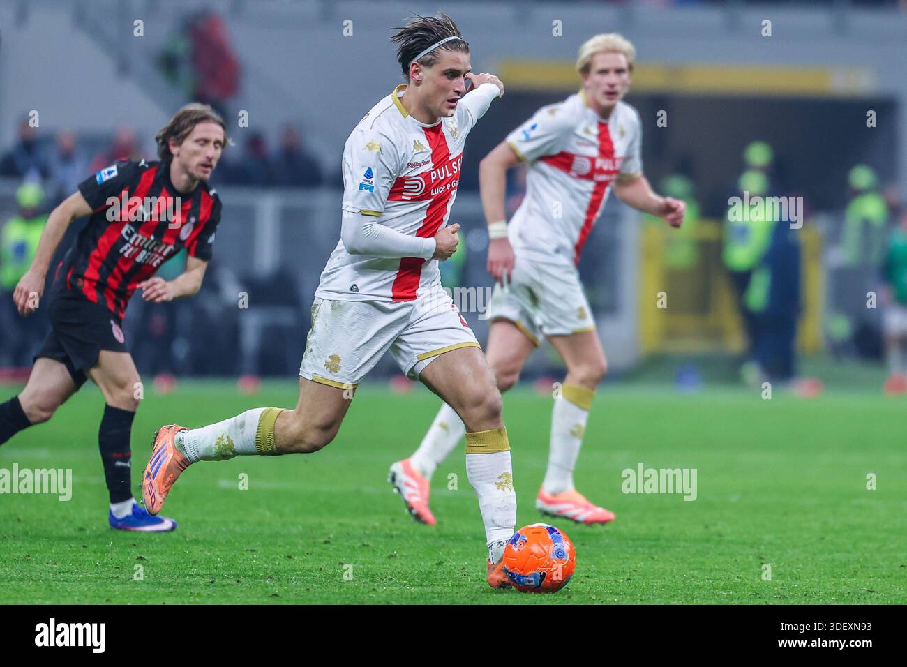 Lorenzo Colombo of Genoa CFC seen in action during Serie A 2025/26 ...