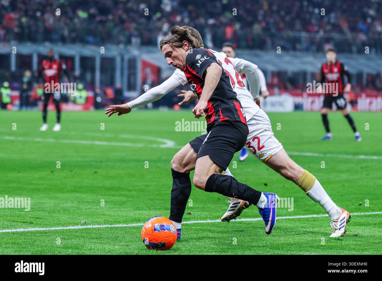 Milan, Italy. 08th Jan, 2026. Luka Modric of AC Milan seen in action ...
