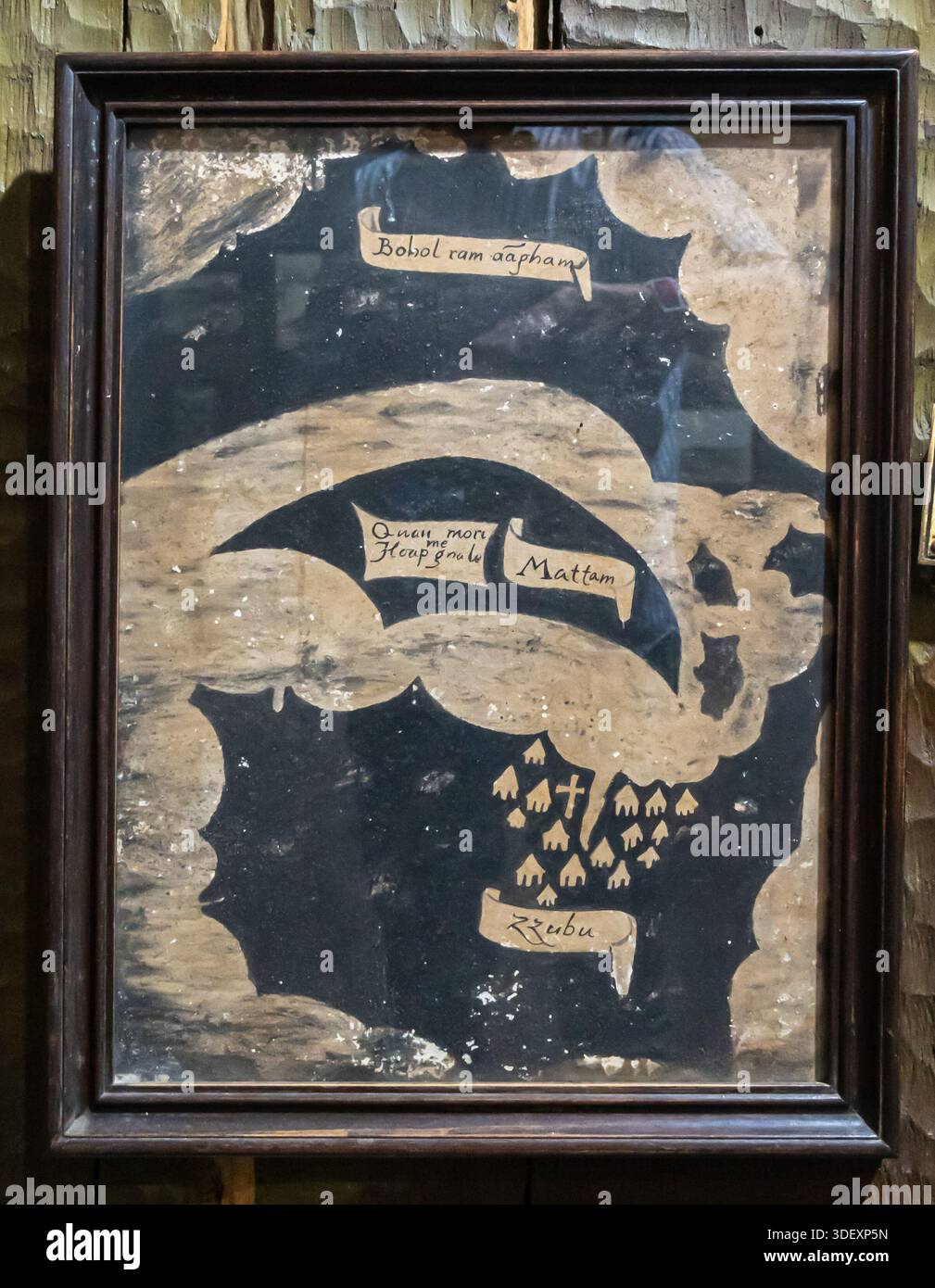 Map of Cebu, 16th century, based on the drawing of Magellan's ...