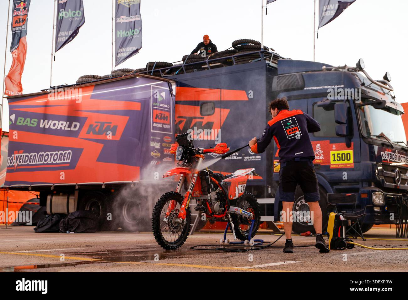 14 DOCHERTY Michael (rsa), BAS World KTM Team, KTM, Rallye 2, FIM W2RC ...