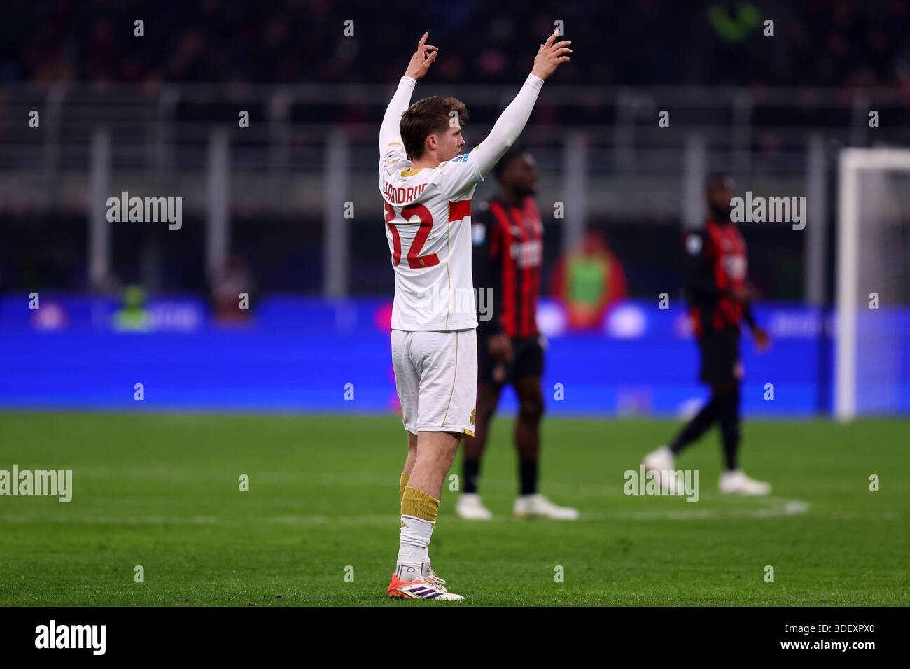 Morten Frendrup of Genoa Cfc gestures during the Serie A match beetween ...