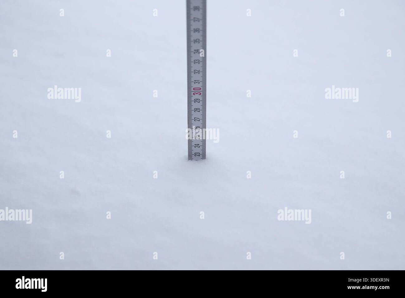 09.01.2026, xgox, Sturmtief Elli, Schnee in Norddeutschland, Symbol ...