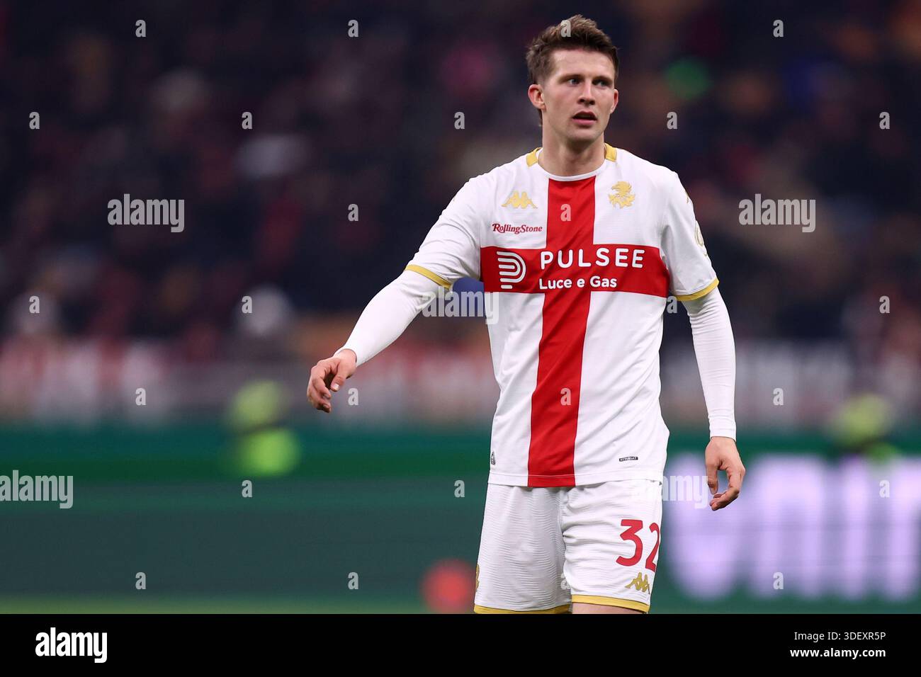 Morten Frendrup of Genoa Cfc looks on during the Serie A match beetween ...