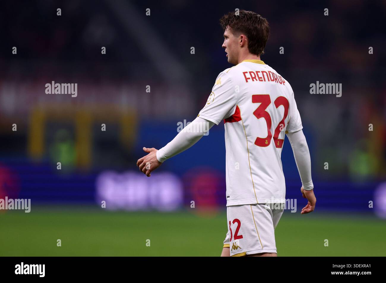 Morten Frendrup of Genoa Cfc looks on during the Serie A match beetween ...
