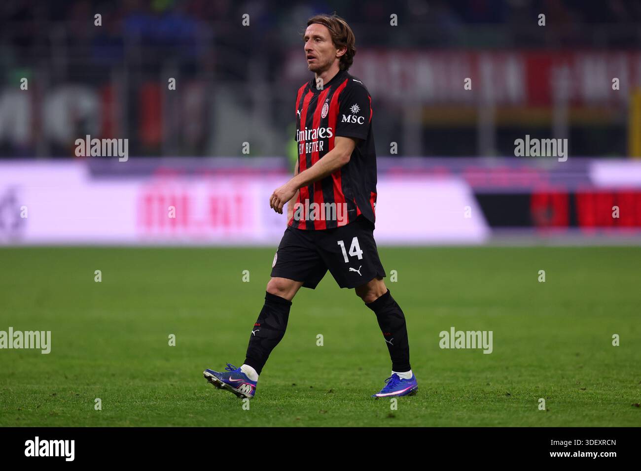Luka Modric of Ac Milan looks on during the Serie A match beetween Ac ...