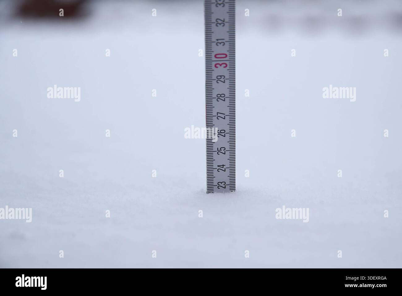 09.01.2026, xgox, Sturmtief Elli, Schnee in Norddeutschland, Symbol ...