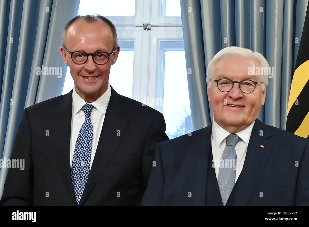 German President Frank Walter Steinmeier welcome German Chancellor ...