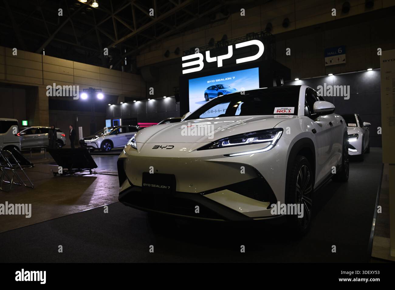 Chiba, Pennsylvania, USA. 8th Jan, 2026. Chinese automaker BYD ...