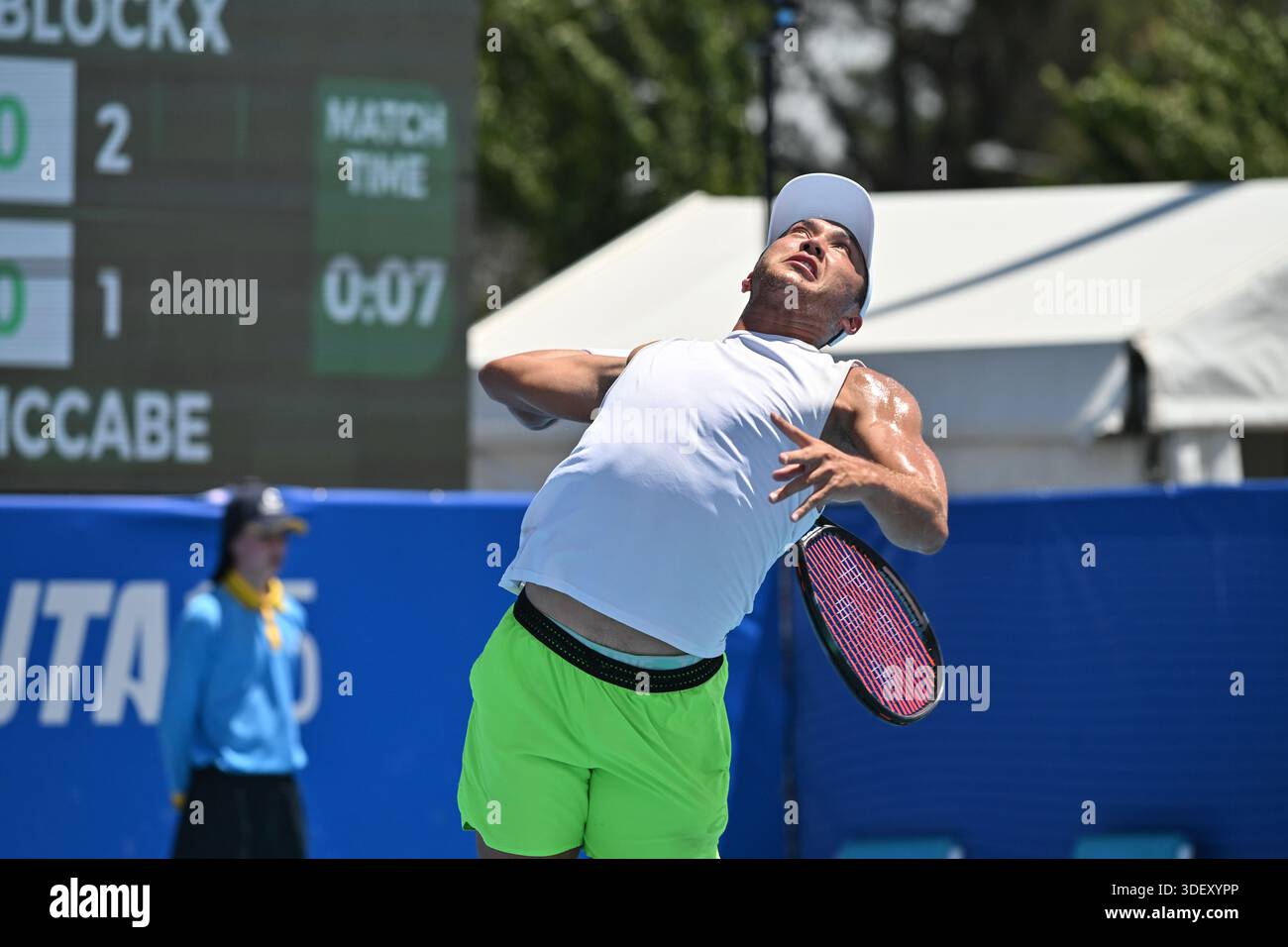 Canberra, Australia. 9 January 2026, James McCabe during the Canberra ...