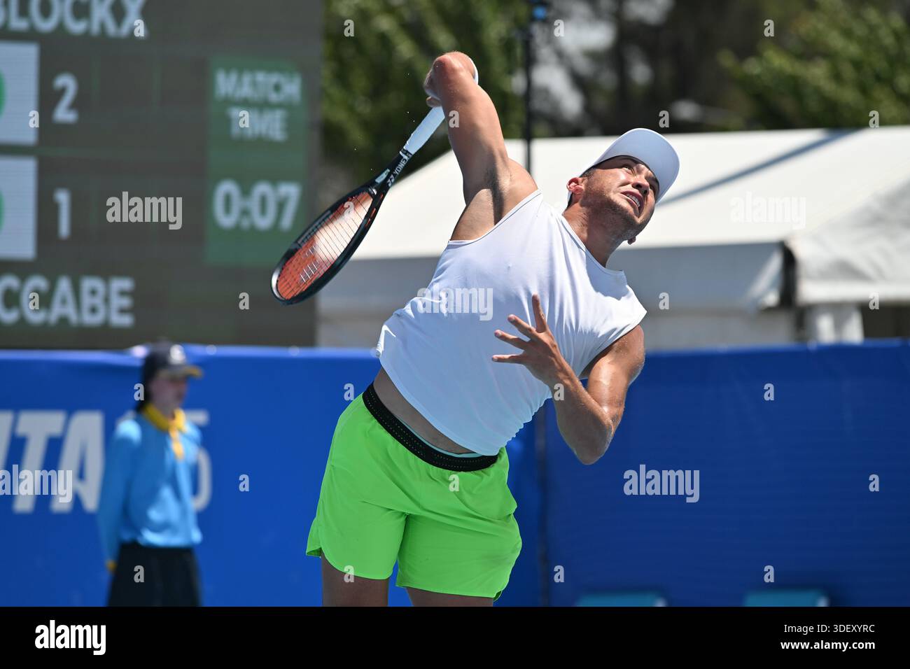 Canberra, Australia. 9 January 2026, James McCabe during the Canberra ...