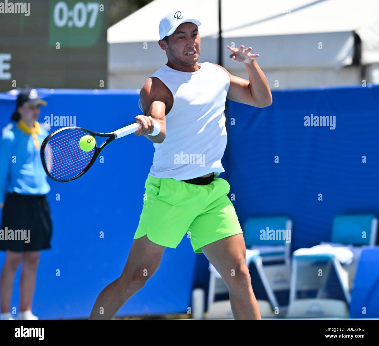 Canberra, Australia. 9 January 2026, James McCabe during the Canberra ...