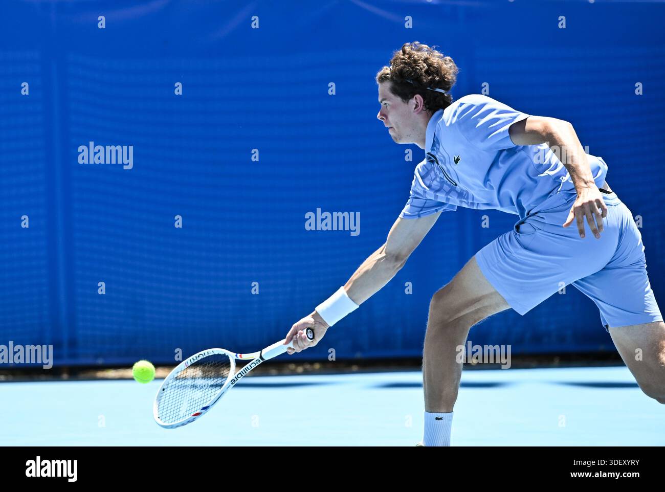Canberra, Australia. 9 January 2026, Alexander Blockx during the ...