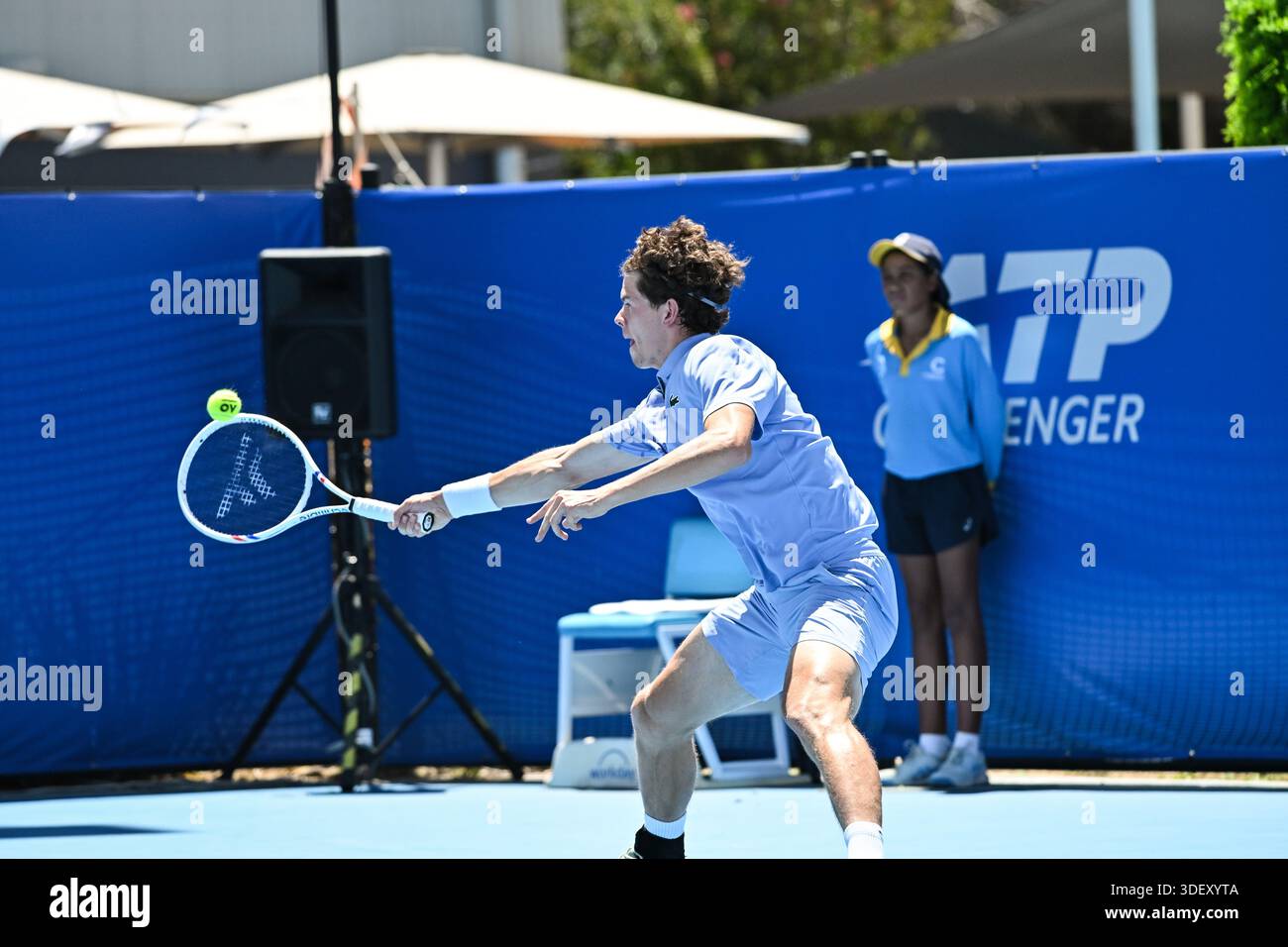 Canberra, Australia. 9 January 2026, Alexander Blockx during the ...