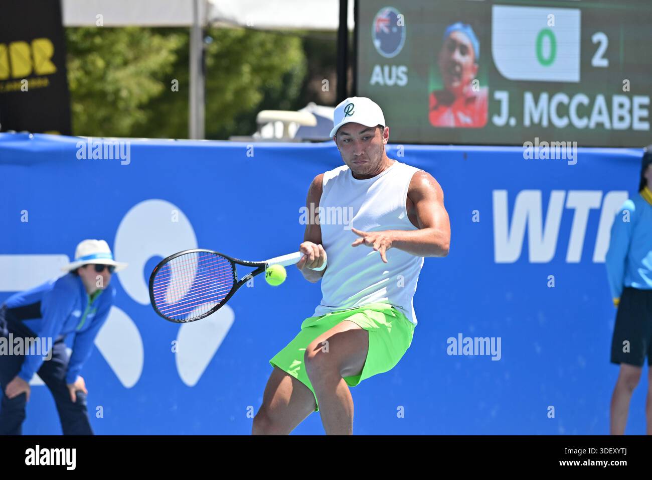 Canberra, Australia. 9 January 2026, James McCabe during the Canberra ...