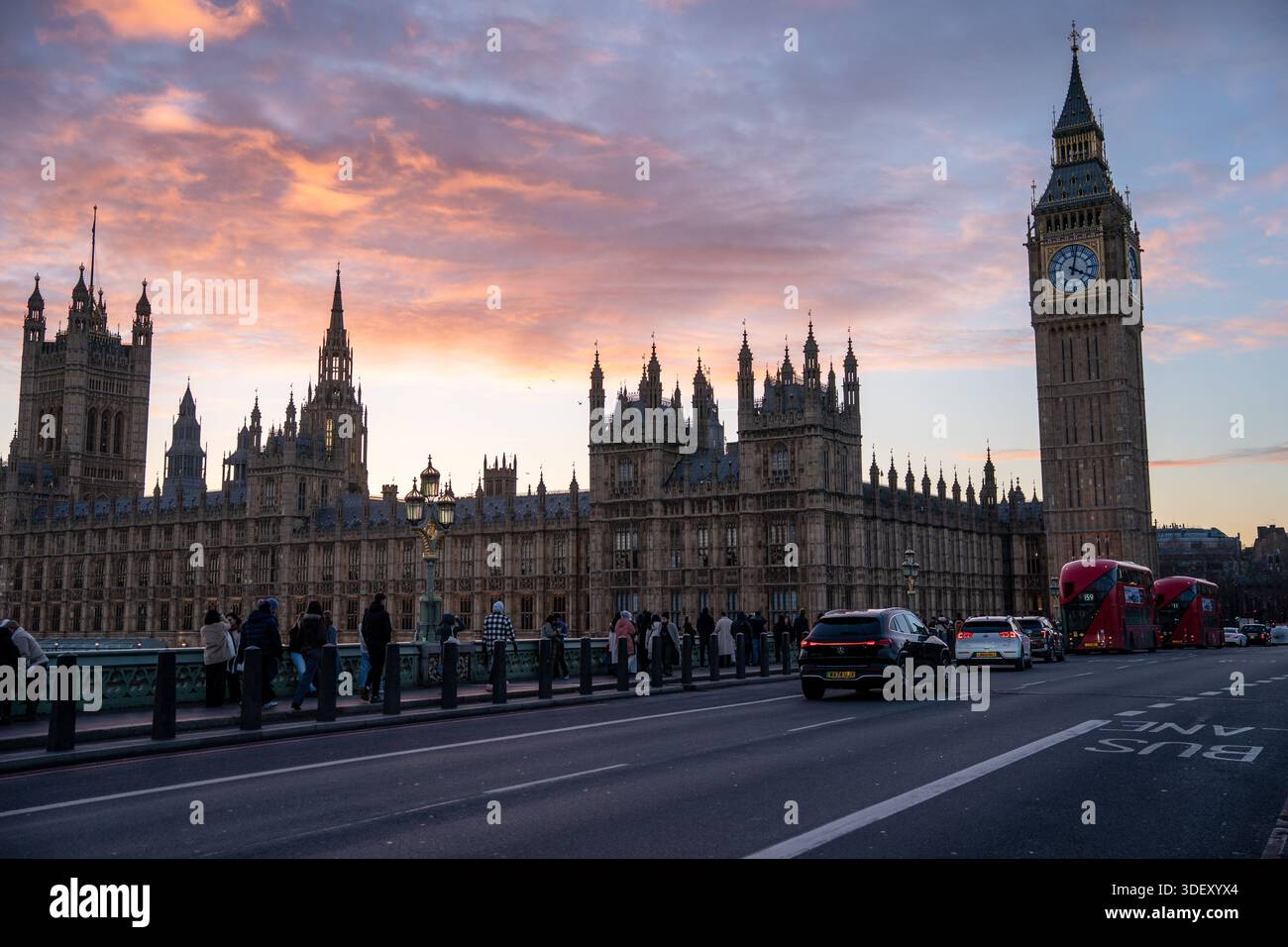 A view of Elizabeth clock tower commonly called Big Ben on January 4 ...