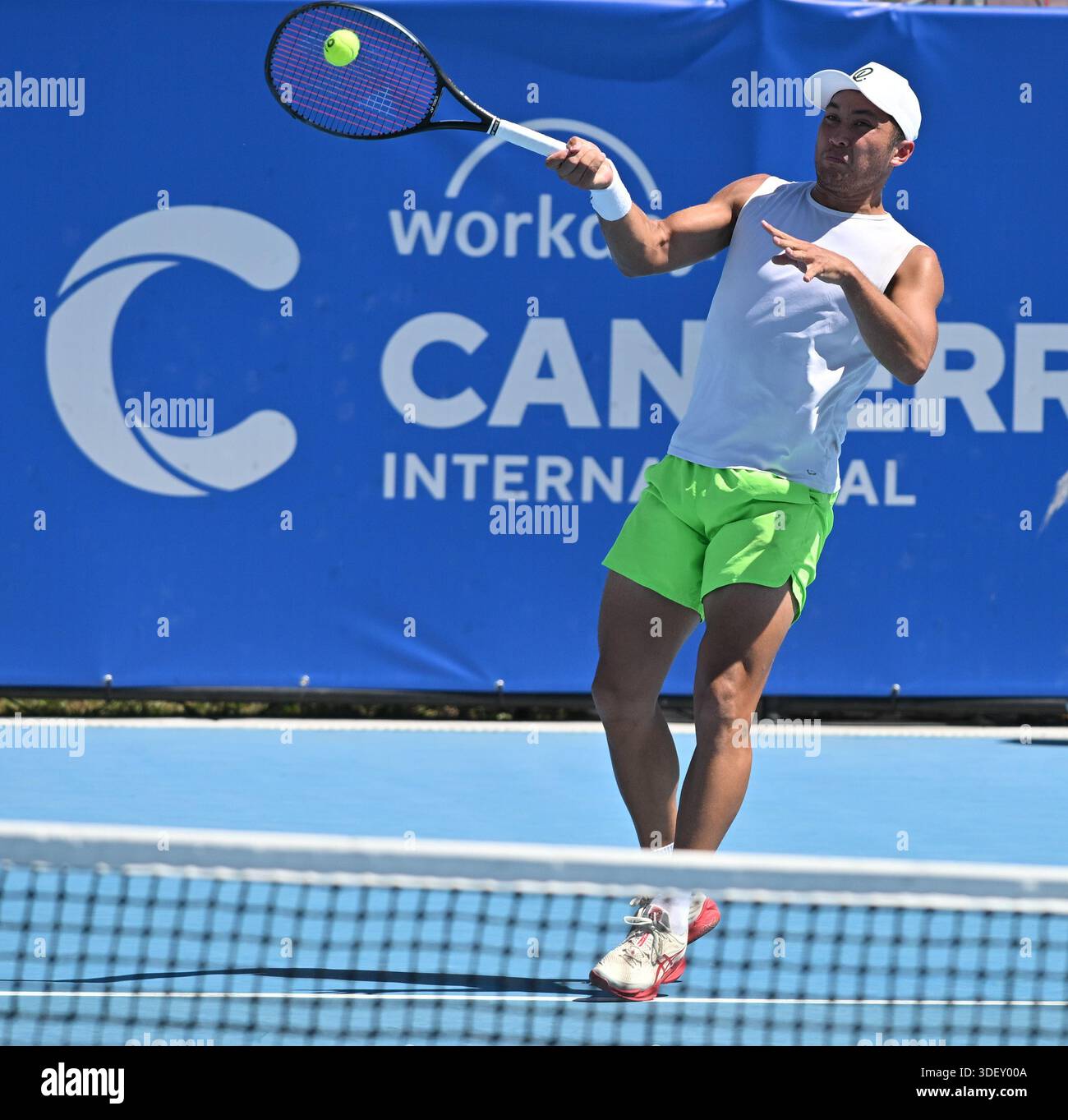 Canberra, Australia. 9 January 2026, James McCabe during the Canberra ...