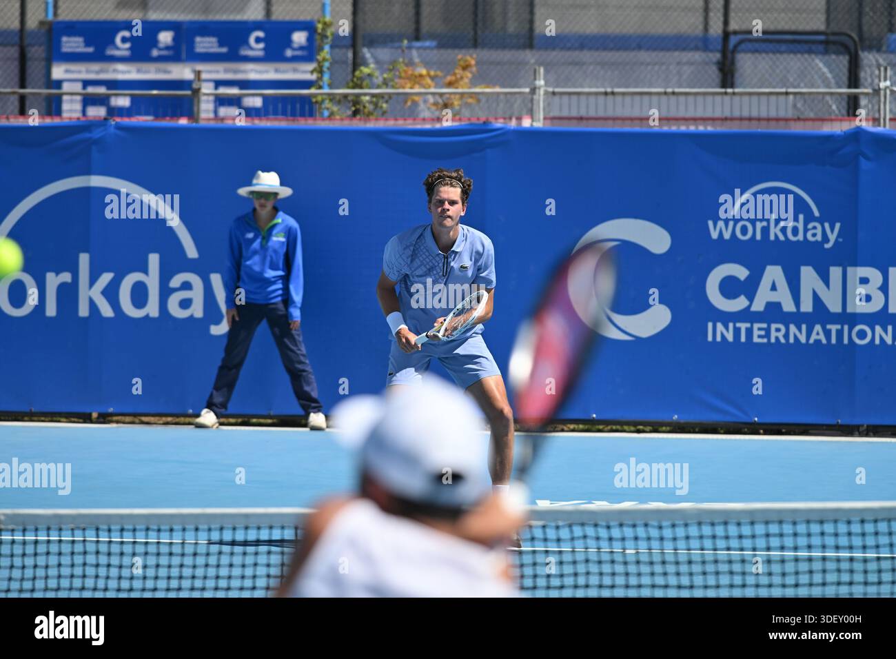Canberra, Australia. 9 January 2026, Alexander Blockx during the ...