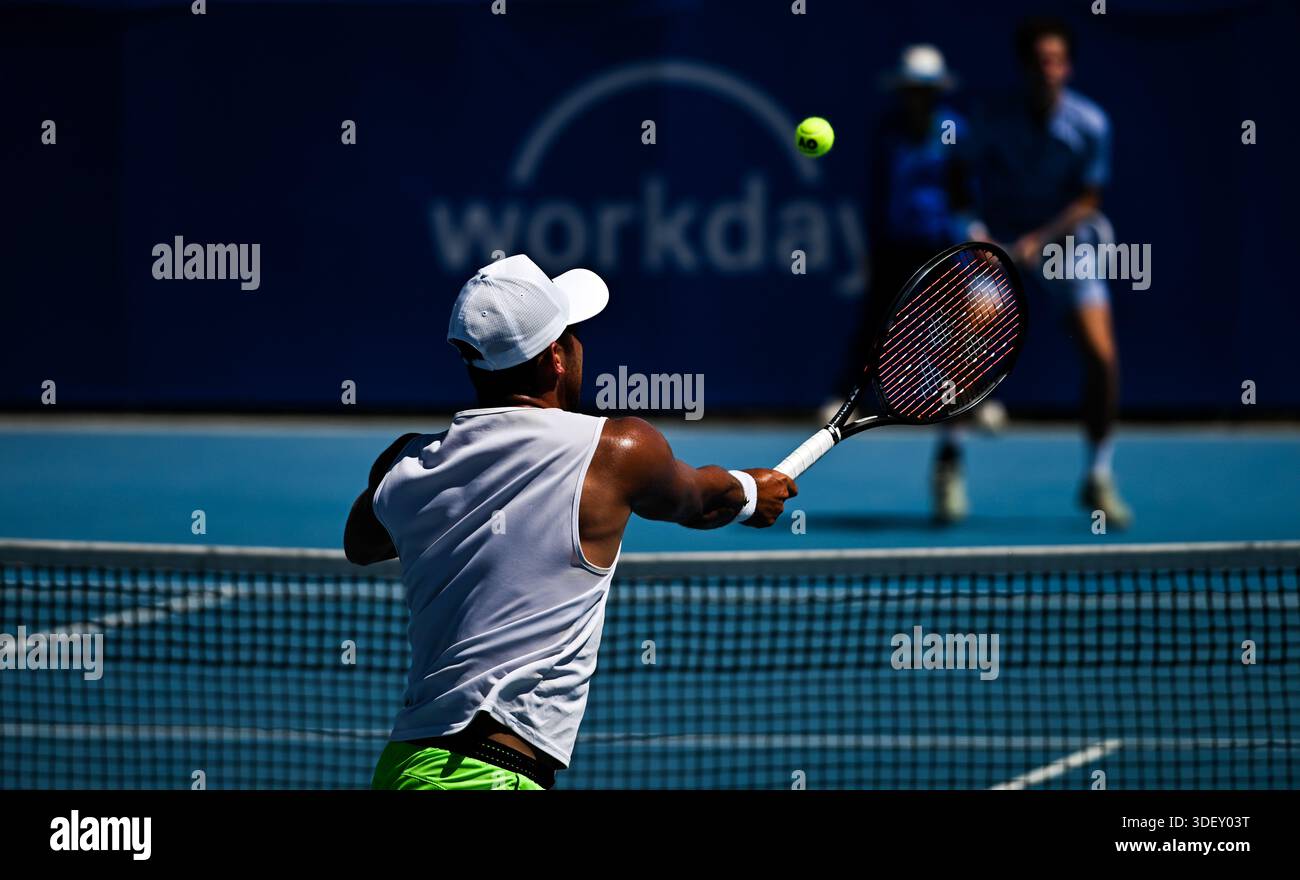 Canberra, Australia. 9 January 2026, James McCabe during the Canberra ...