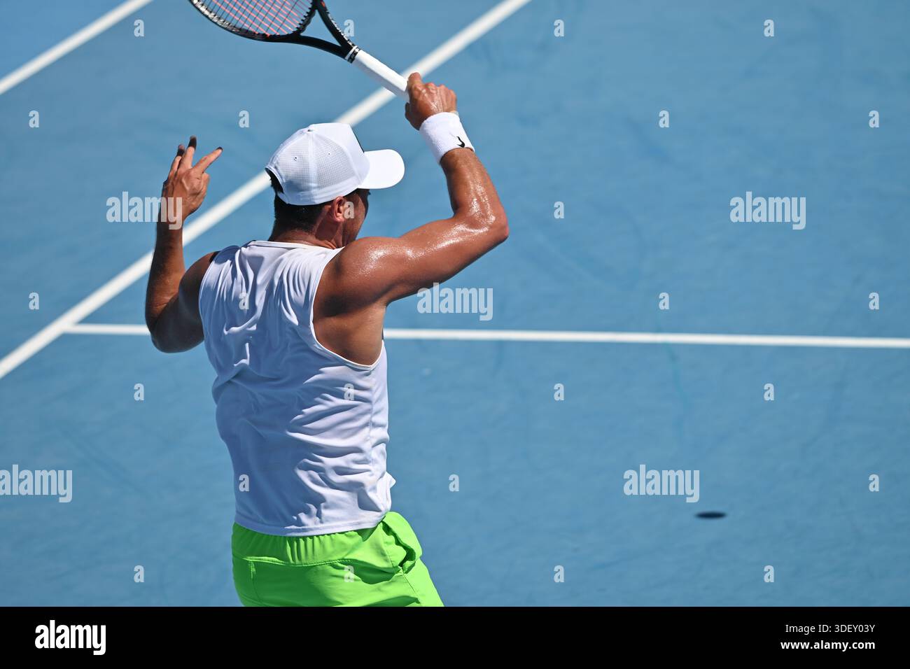 Canberra, Australia. 9 January 2026, James McCabe during the Canberra ...