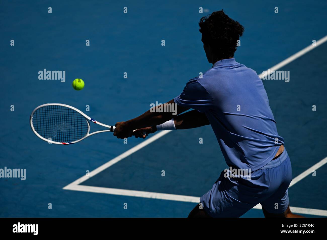 Canberra, Australia. 9 January 2026, Alexander Blockx during the ...