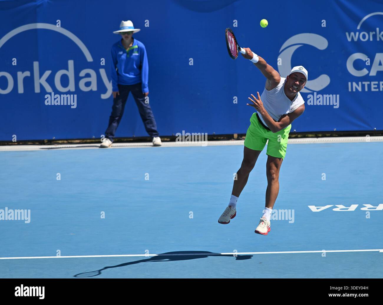 Canberra, Australia. 9 January 2026, James McCabe during the Canberra ...
