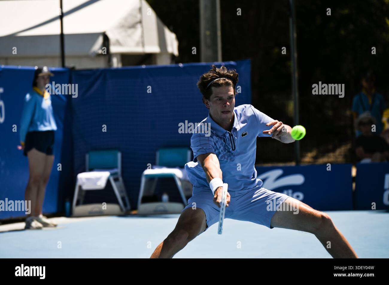 Canberra, Australia. 9 January 2026, Alexander Blockx during the ...