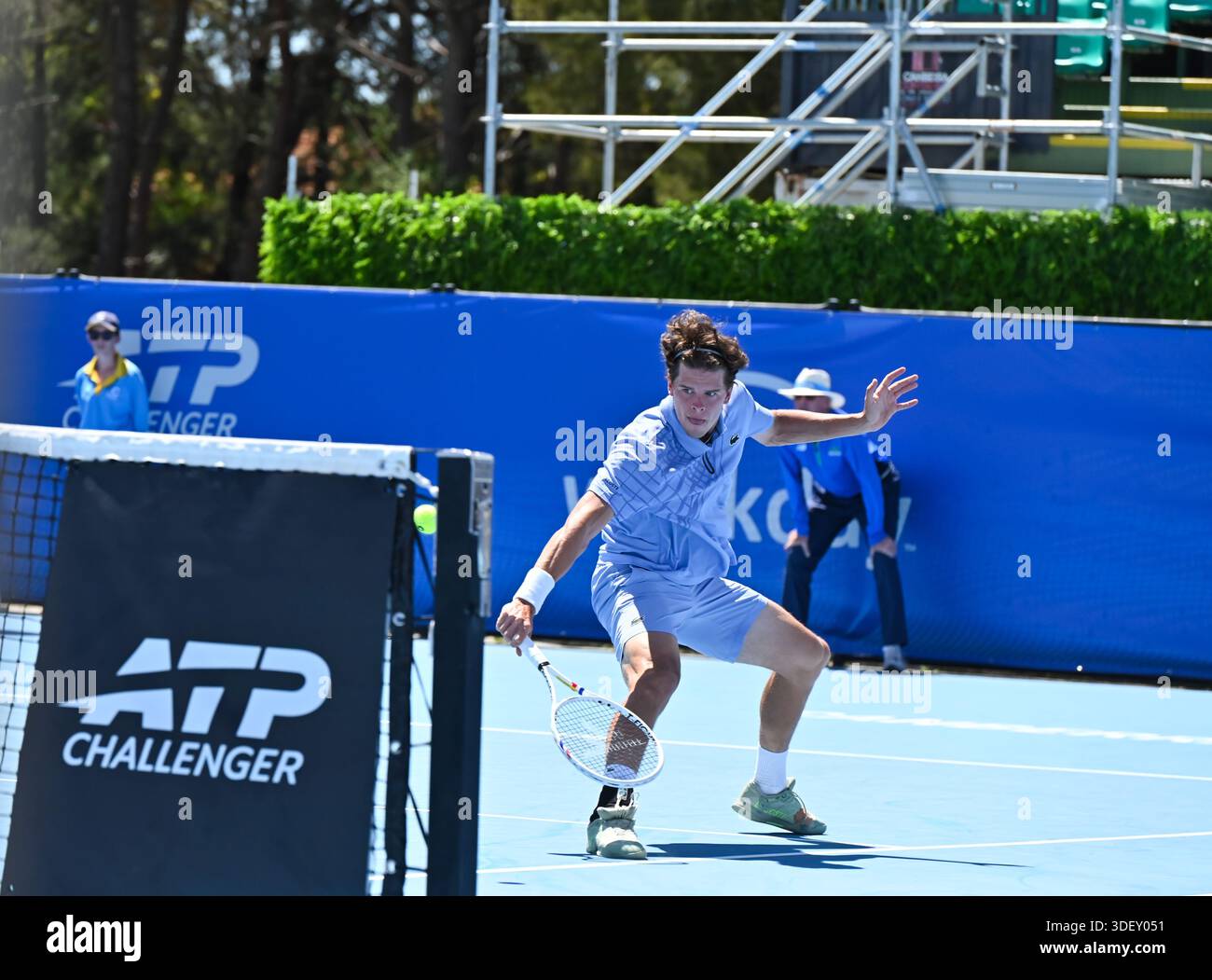 Canberra, Australia. 9 January 2026, Alexander Blockx during the ...