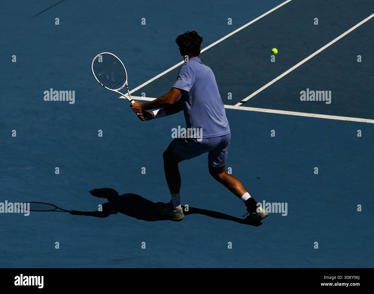 Canberra, Australia. 9 January 2026, Alexander Blockx during the ...