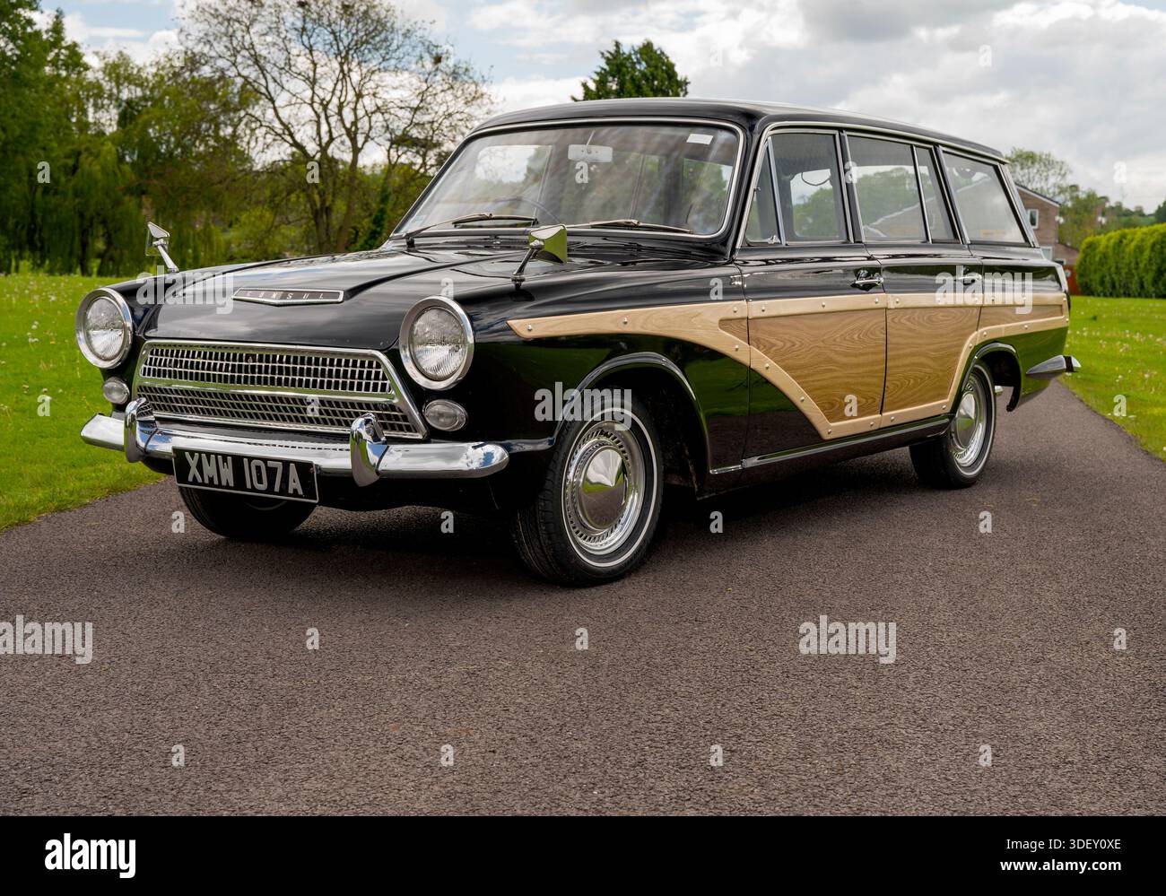 A rare 1963 Ford Cortina woody estate classic British family car Stock ...