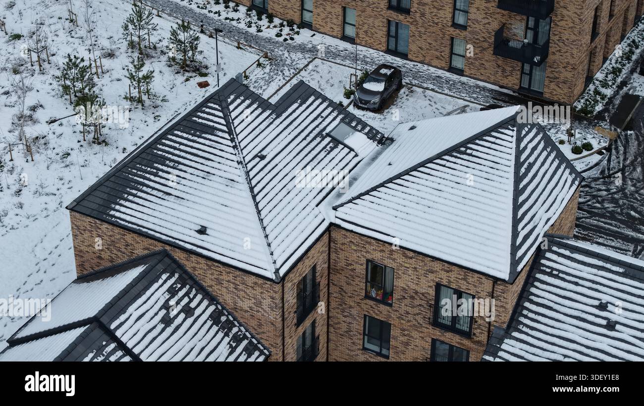 Storm goretti snowfall in hi-res stock photography and images - Alamy