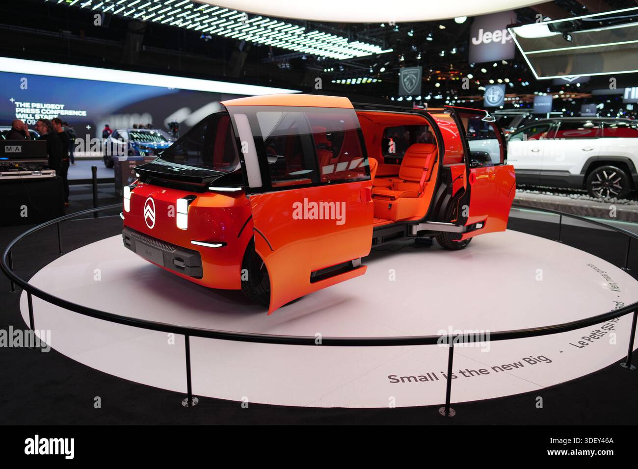 The Citroen ELO concept car on display during the media opening of the ...