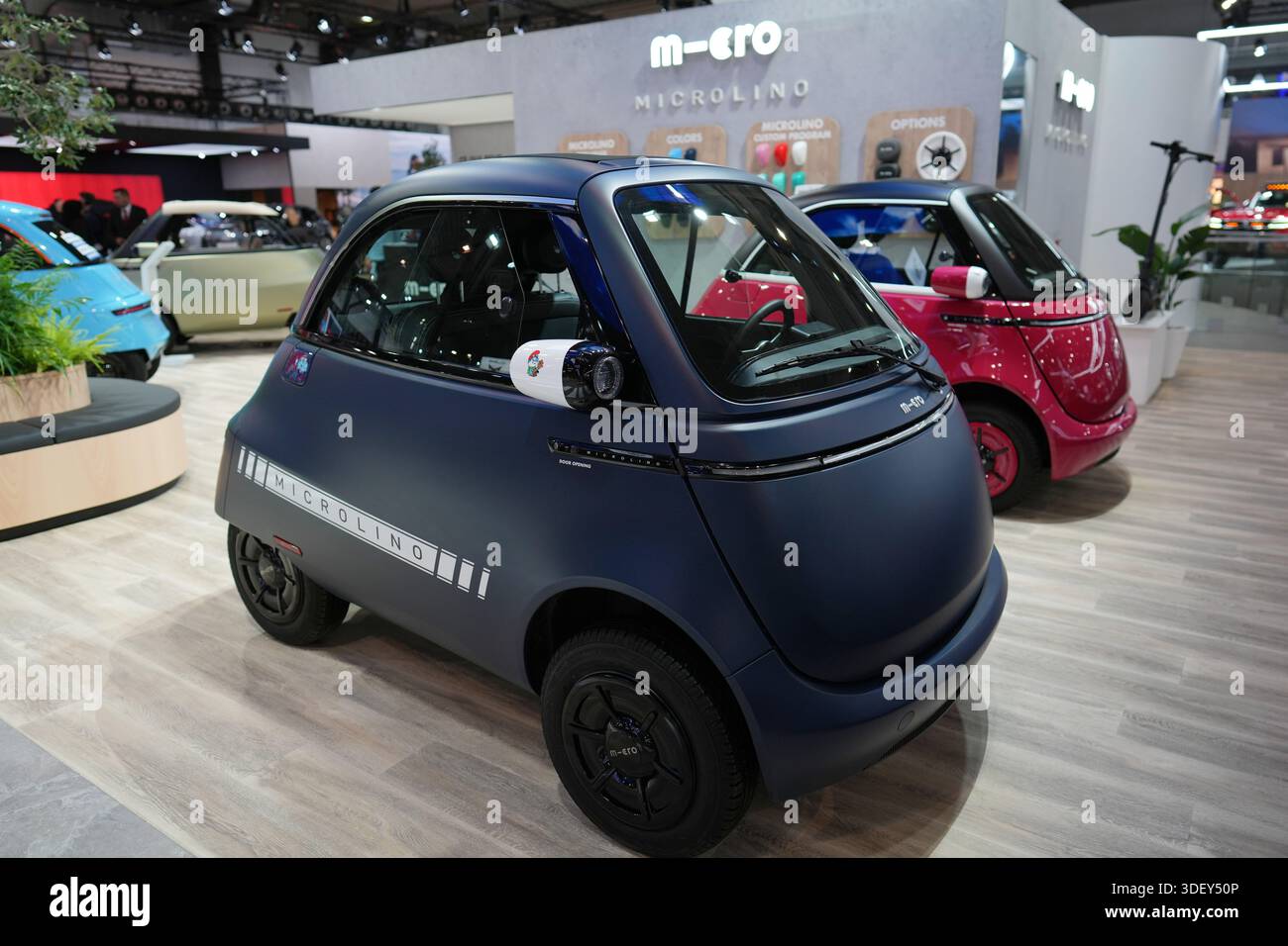 The Microlino on display during the media opening of the Brussels Motor ...