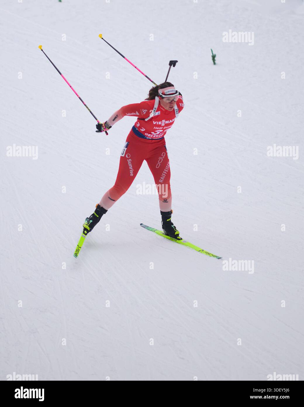 OBERHOF, GERMANY - 8 JANUARY, 2026: Lena Haecki-Gross - Biathlon. BMW ...