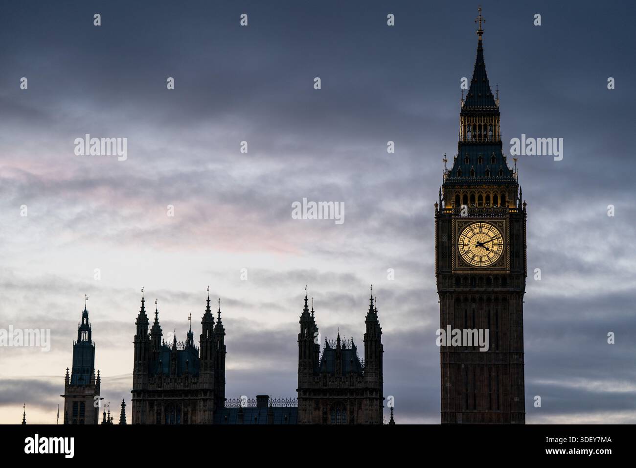 A view of Elizabeth clock tower commonly called Big Ben on January 4 ...