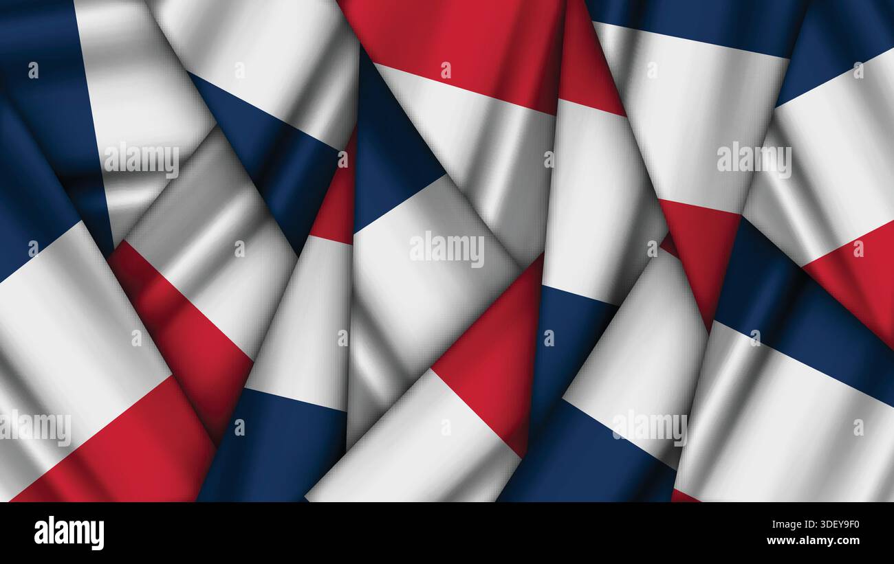 Set of FRANCE Flags Stacked on Top of Each Other Stock Vector Image ...