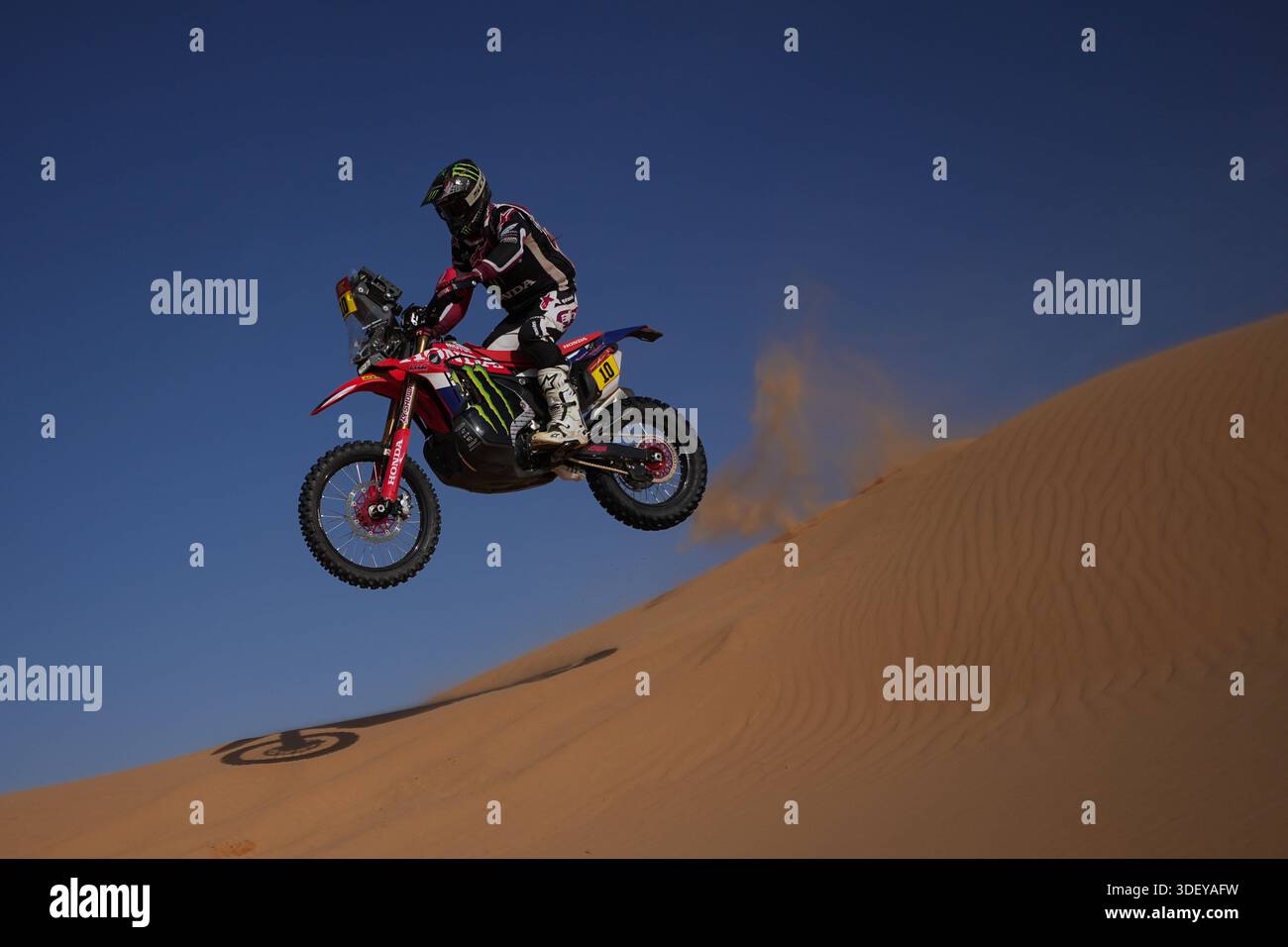 Rider Skyler Howes competes during the sixth stage of the Dakar Rally ...