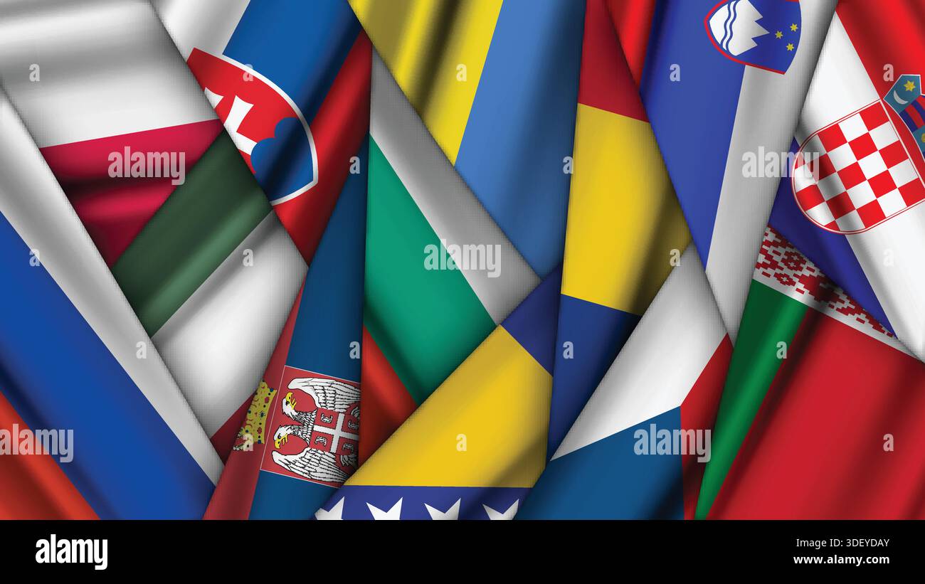 Flags russia ukraine on Stock Vector Images - Alamy