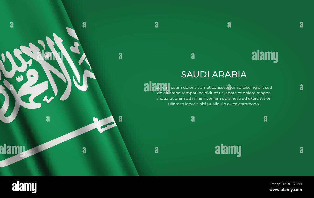 Flag saudi arabian colors Stock Vector Images - Alamy