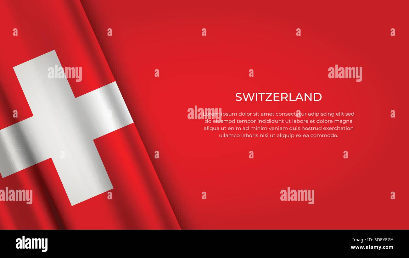 Switzerland flag zurich emblem Stock Vector Images - Alamy